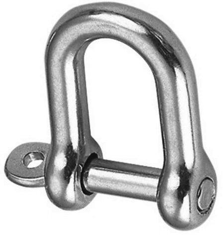D-shackle Acero inoxidable (Inox) A4 (54105) | Fabory