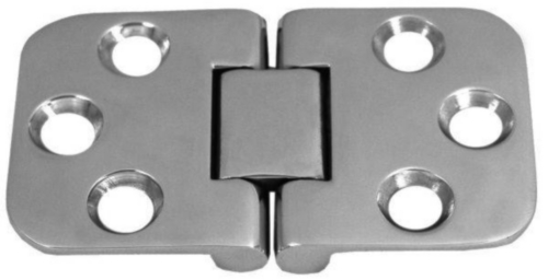 Flush mount hatch hinge Stainless steel A4 (54573) | Fabory